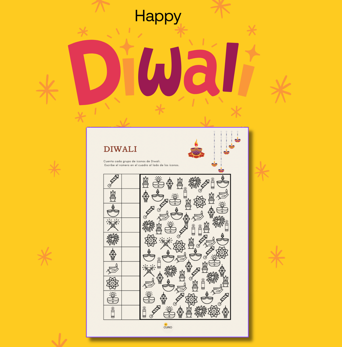 Celebrate Diwali with a Fun Counting Activity | Curio