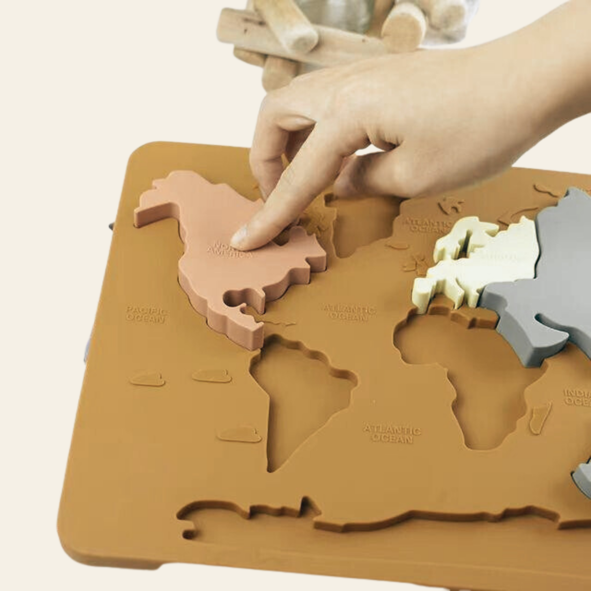 Silicone World Map Puzzle | Curio