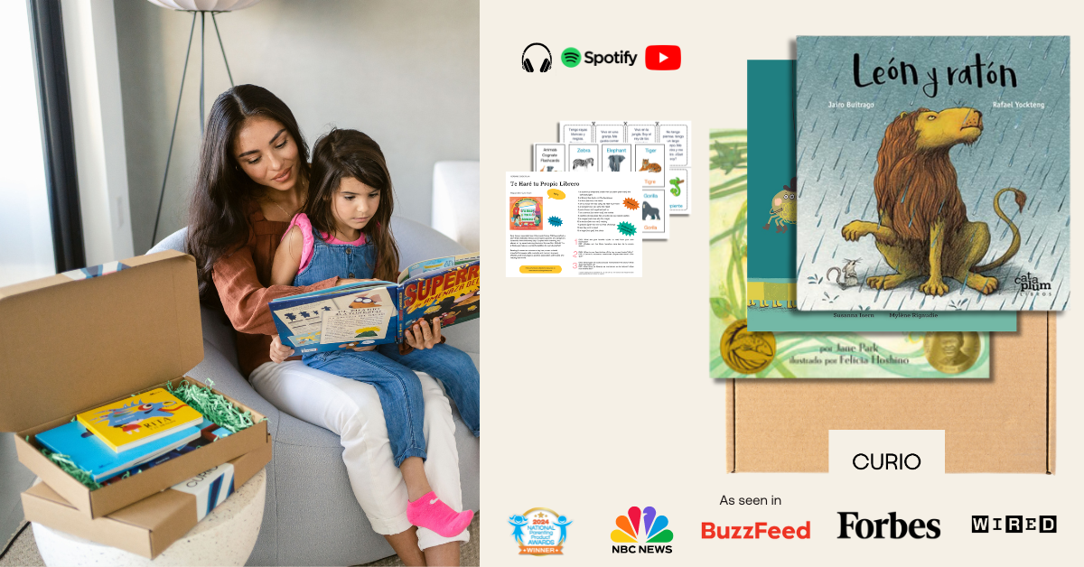 Curio | Meet the curated book club for little bilingual kids